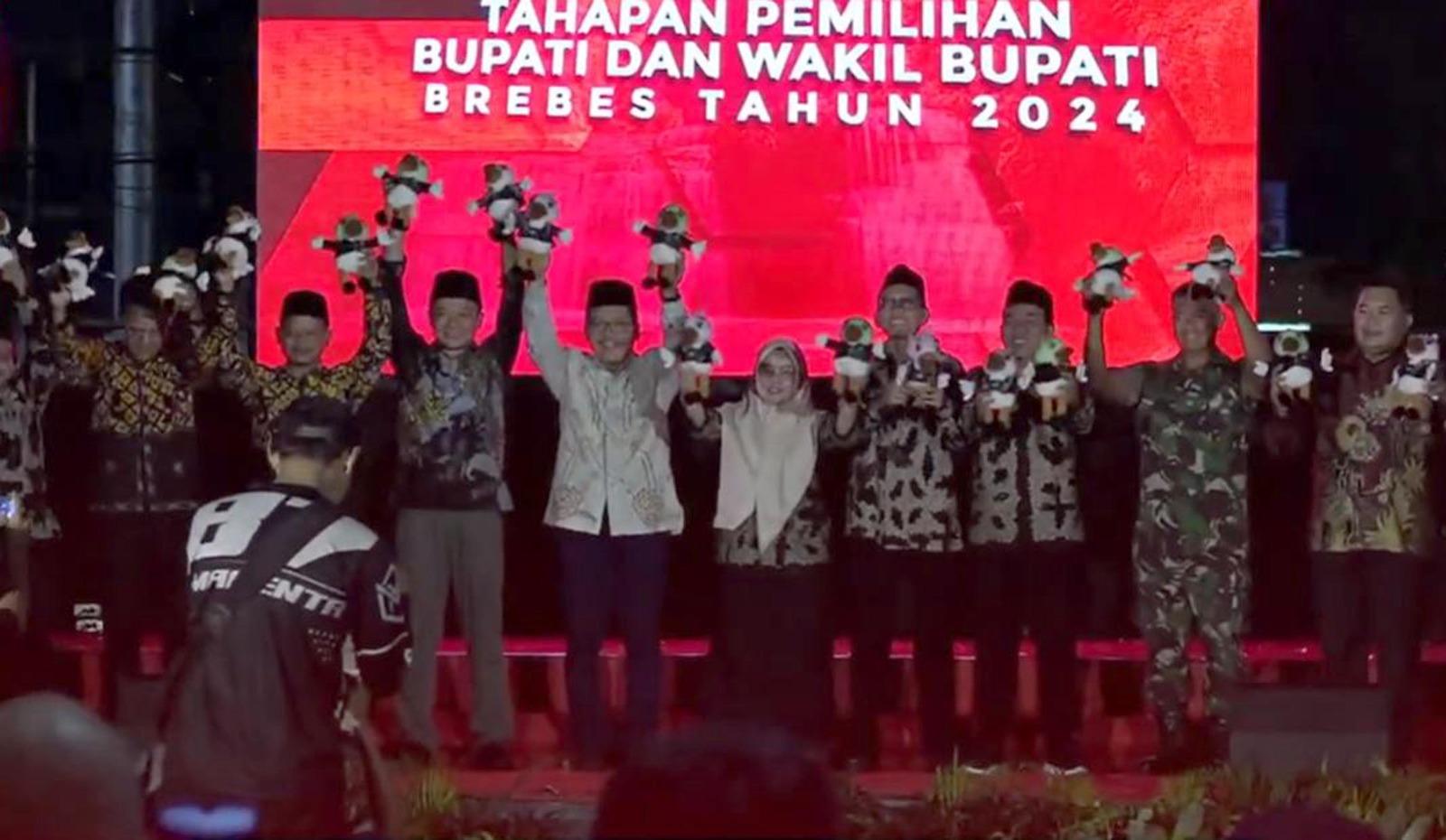 Diluncurkan KPU, Ki Adem dan Nyi Ayem Jadi Maskot Pilkada Brebes 2024